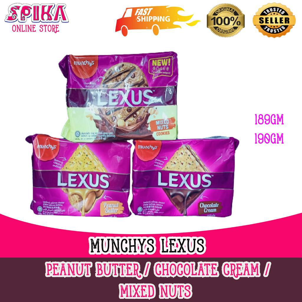 MUNCHY'S LEXUS CRACKERS 190GM WITH CHOCOLATE & MIXED NUT & PEANUT ...