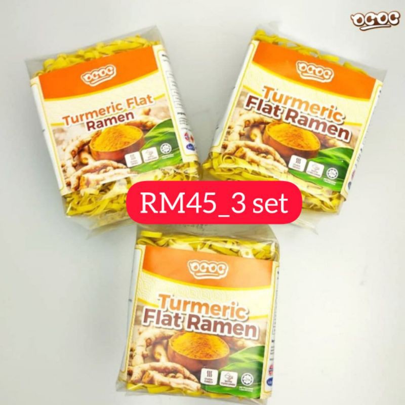 fazlina ShopTUMERIC FLAT RAMEN OCOC ( free 1 sachet OCOC, 1 sachet ...
