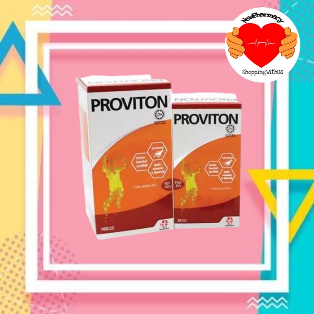 Proviton 100 + 30 (Exp-10/2025) | Shopee Malaysia