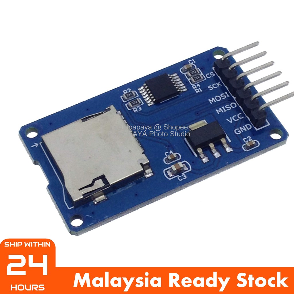 [BEST] Micro SD Card Memory Module for Arduino | Shopee Malaysia