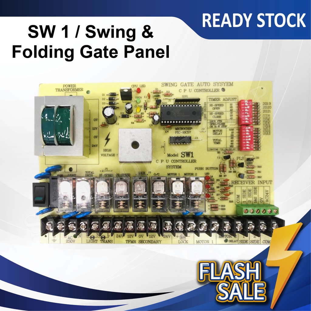 AUTOGATE Control Panel / SW 1 / Swing & Folding Gate | Shopee Malaysia