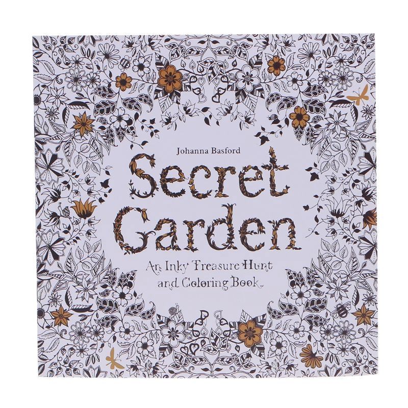 1pc John basford English Secret Garden Coloring Sketch Book | Shopee ...