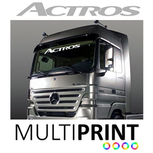 Actros Mercedes Benz Lorry Truck Windscreen Sticker Decal Cab Window ...