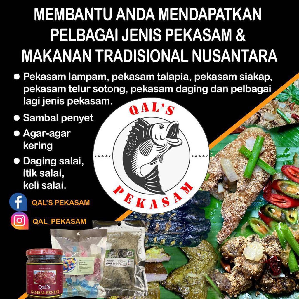 💥💥READY STOCK💥💥 ANEKA PEKASAM by QAL'S PEKASAM KELI GELAMA TALAPIA ...
