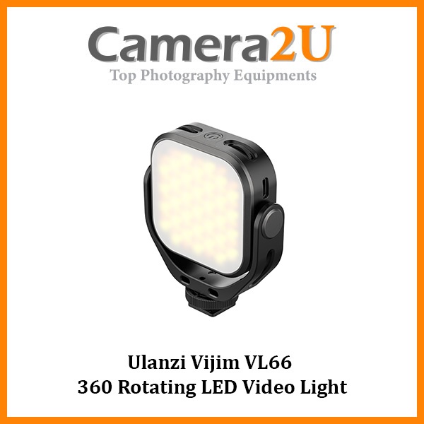 READY STOCK Ulanzi Vijim VL-66 VL66 Adjustable LED Video Light with 360 ...