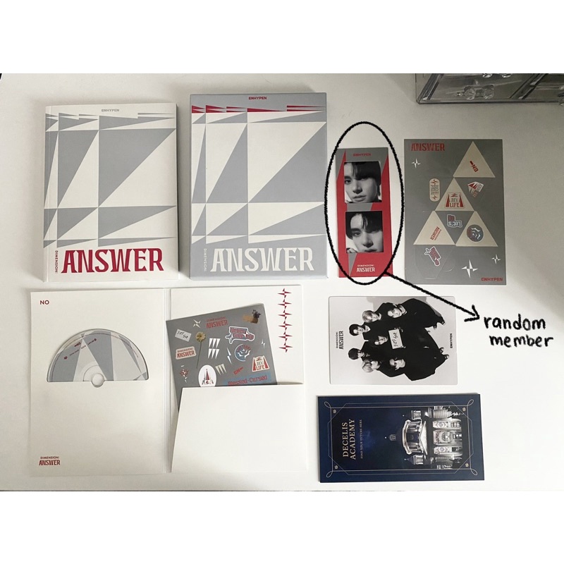 OFFICIAL ENHYPEN DIMENSION: ANSWER ALBUM UNSEALED | Shopee Malaysia