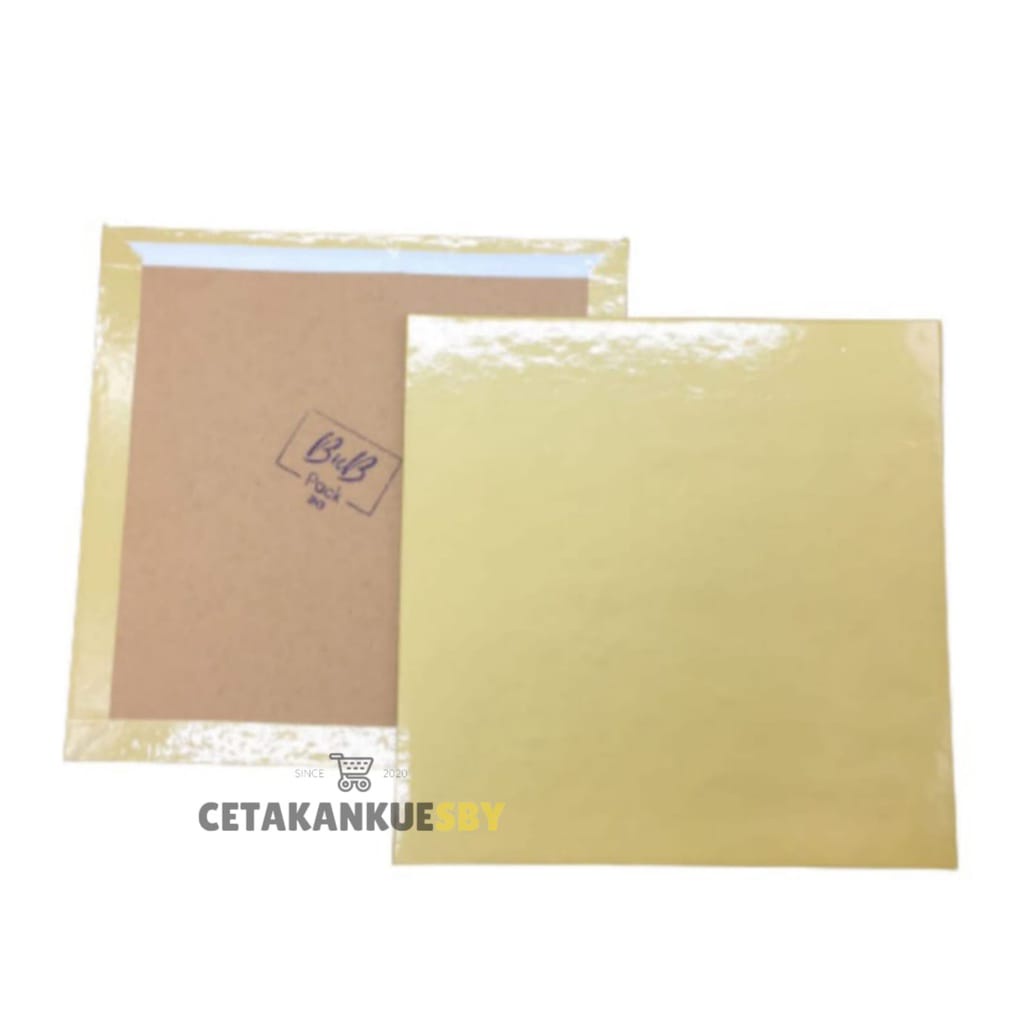 (CKS) Cake Coaster/Cake Mat/Cake Board Marble Gold/Plywood Hard Cover ...