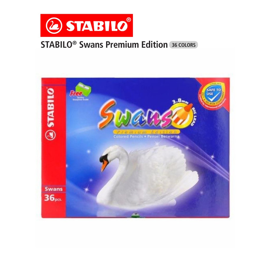 [Official Store] STABILO Swans Premium Edition Long Colored Pencils ...