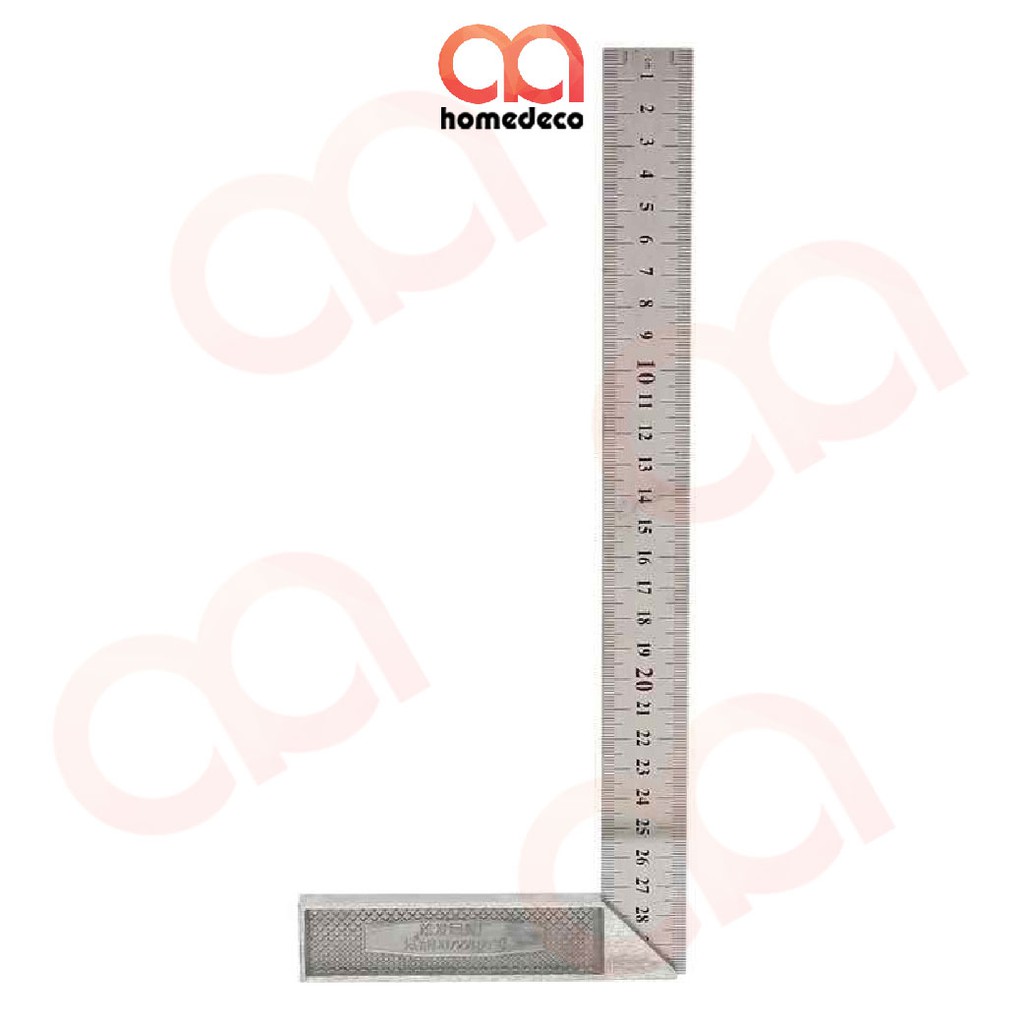 Pembaris Sesiku L Square Ruler 12'' Stainless Steel | Shopee Malaysia