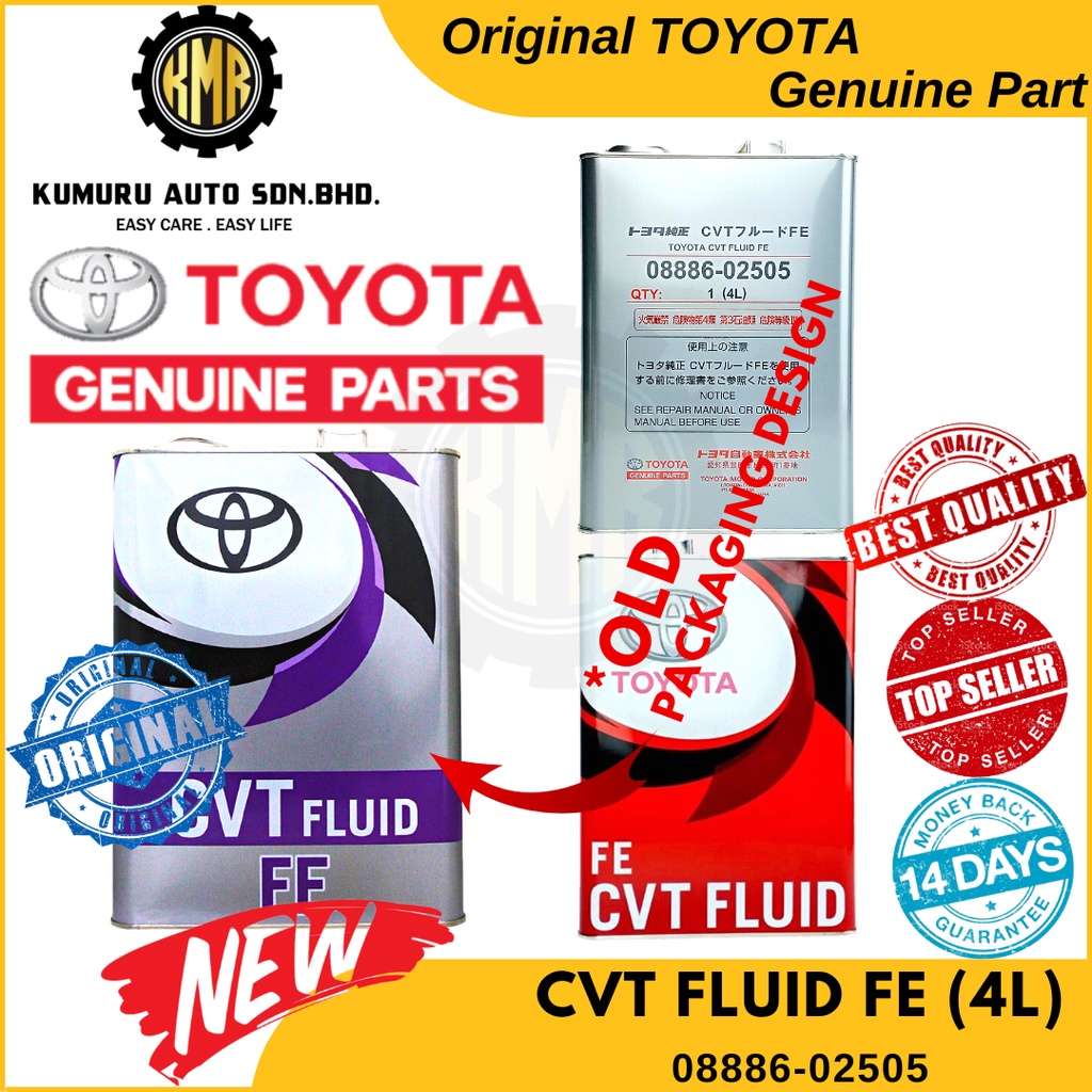 (1@Tin) 08886-02505 Original Toyota CVT FE Oil VellFire AGH30 Altis ...