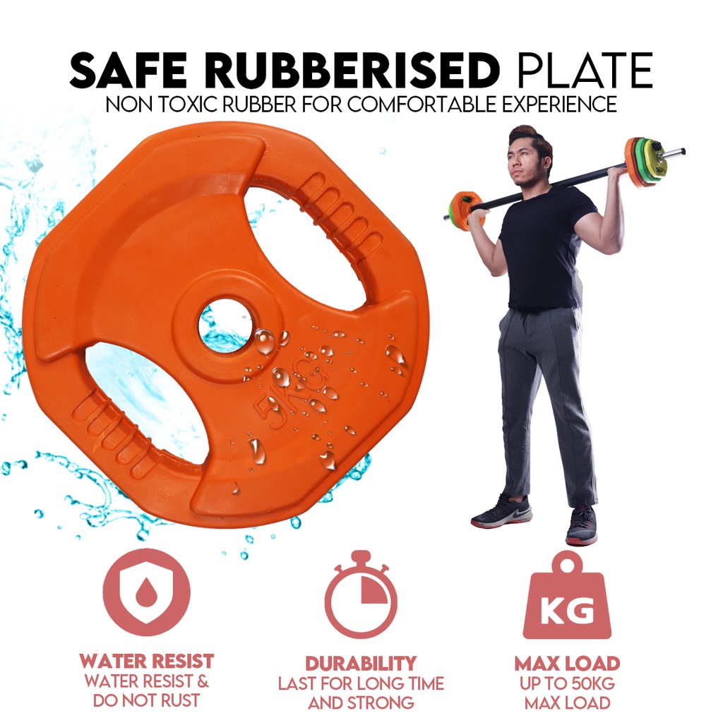 Vigor Fitness Body Pump Barbell Set (20kg) / Set Barbell Body Pump ...