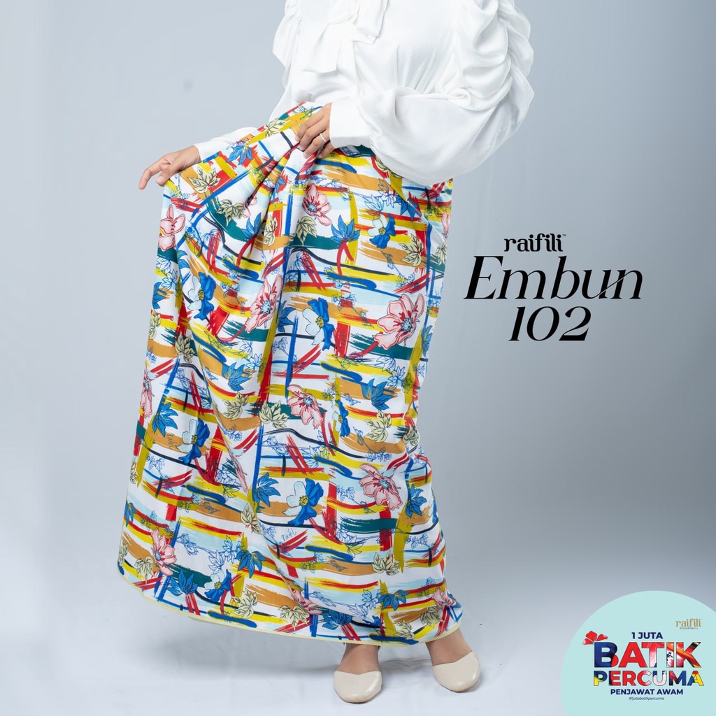 KAIN BATIK RAIFILI EMBUN 02 DESIGN EXCLUSIVE | Shopee Malaysia