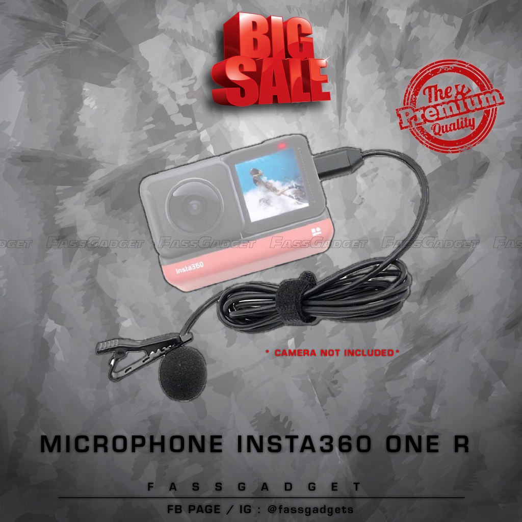 (🔥CLEARSTOCK🔥) MICROPHONE INSTA360 ONE R | Shopee Malaysia