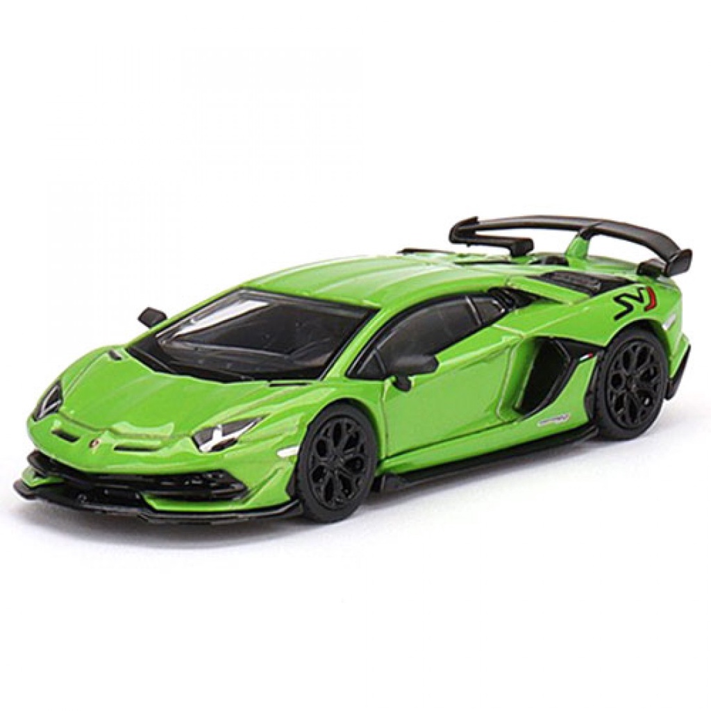 Mini GT MGT00391-R 1/64 391 LAMBORGHINI AVENTADOR SVJ VERDE MANTIS RHD ...