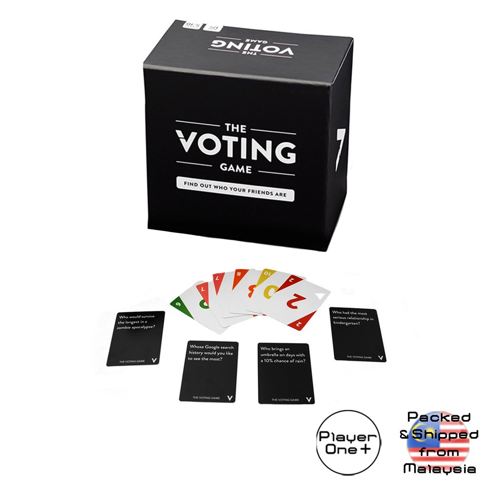 The Voting Game Board Games The Adult Party Game About Your Friends ...