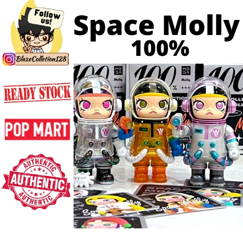 Space molly 100% blind box Pop mart | Shopee Malaysia