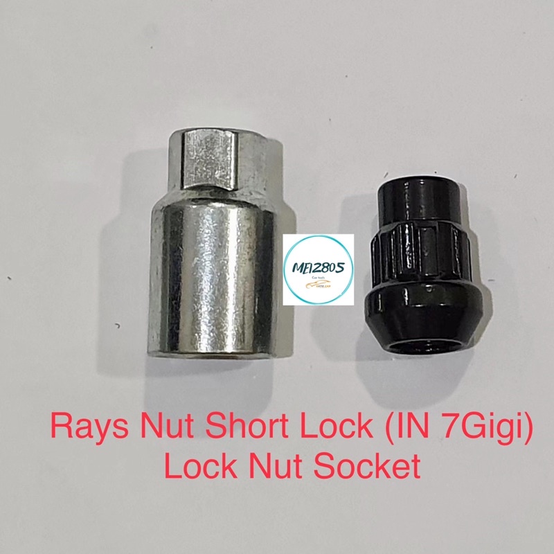 Rays Nut Short Lock Box Socket (IN 7Gigi) Lock Nut Socket | Shopee Malaysia