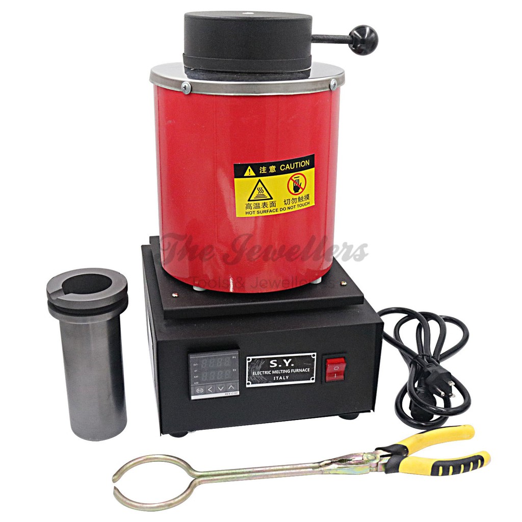 💥READY STOCK💥2kg Electric Melting Furnace with Graphite Crucible and ...