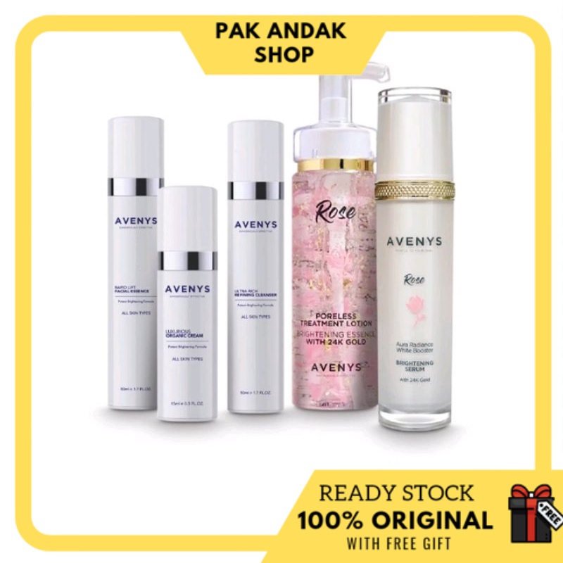 (ready stock) harga member -Skincare avenys. Rose poreless treament ...
