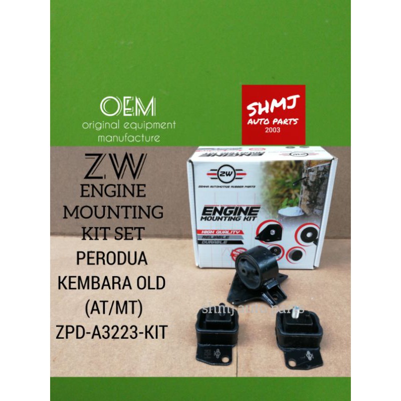 PERODUA KEMBARA OLD, DVVT ENGINE MOUNTING SET | Shopee Malaysia