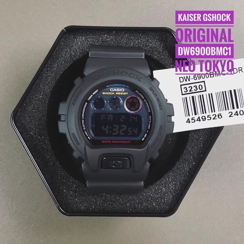 Original Casio G-Shock DW-6900BMC-1 Neo Tokyo Series | Shopee Malaysia