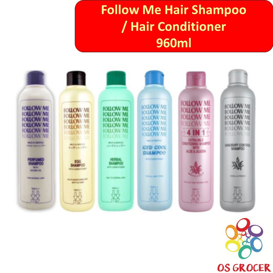 💢Follow Me Hair Shampoo & Conditioner 960ml | Shopee Malaysia