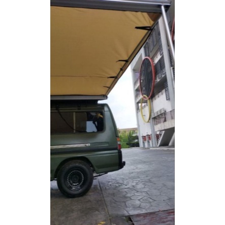 Premium Kualiti Car Side Awning tiang kain tebal Side tent roof rack ...