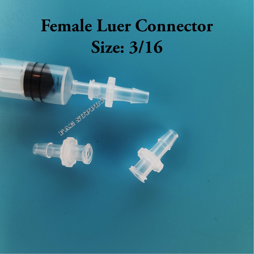 Luer barb Fittings tube hose Plastic Female male Luer Adapter PP for ...
