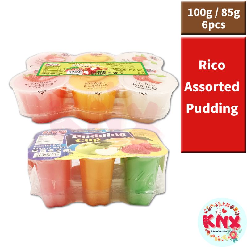 Rico Pudding 100g/85g x 6pcs | Shopee Malaysia