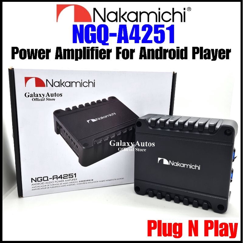 Nakamichi NGQ-A4251 Android Audio Power Amplifier Plug N Play For ...