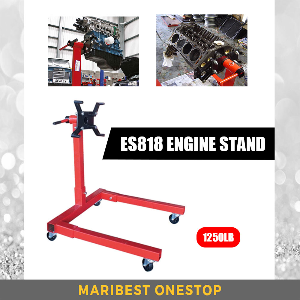 ES818 ENGINE STAND 1250LB ADJUSTABLE MOUNTING ARM 360 DEGREE ROTATION ...