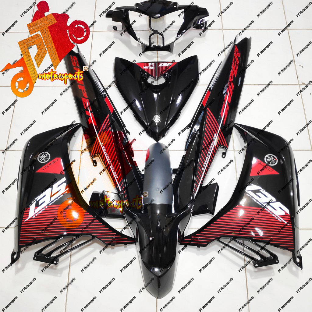 Yamaha Lc 135 Cover Set Bodyset Matt Black Metallic Black SNiper Red V2V3V4V5V6 | Shopee Malaysia
