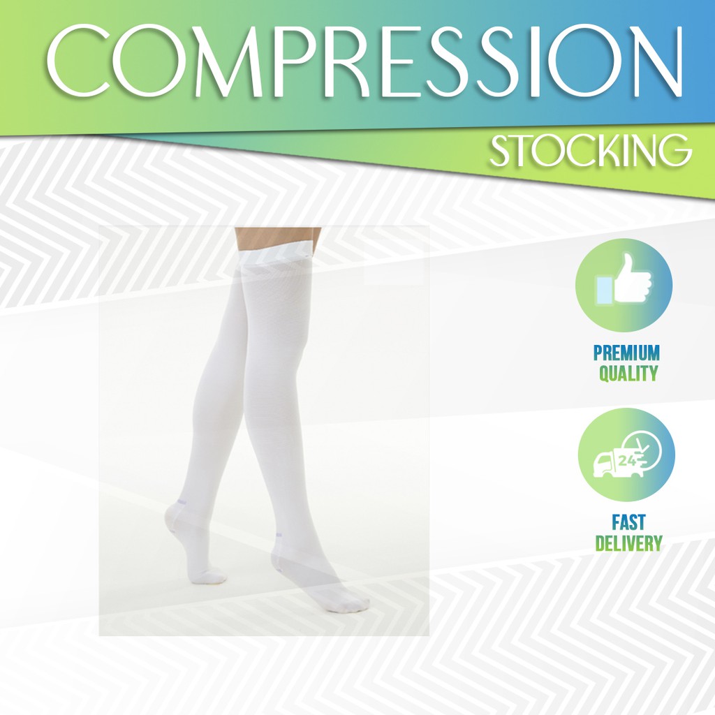 DR MED COMPRESSION STOCKING ANTI-EMBOLISM THIGH HIGH | Shopee Malaysia