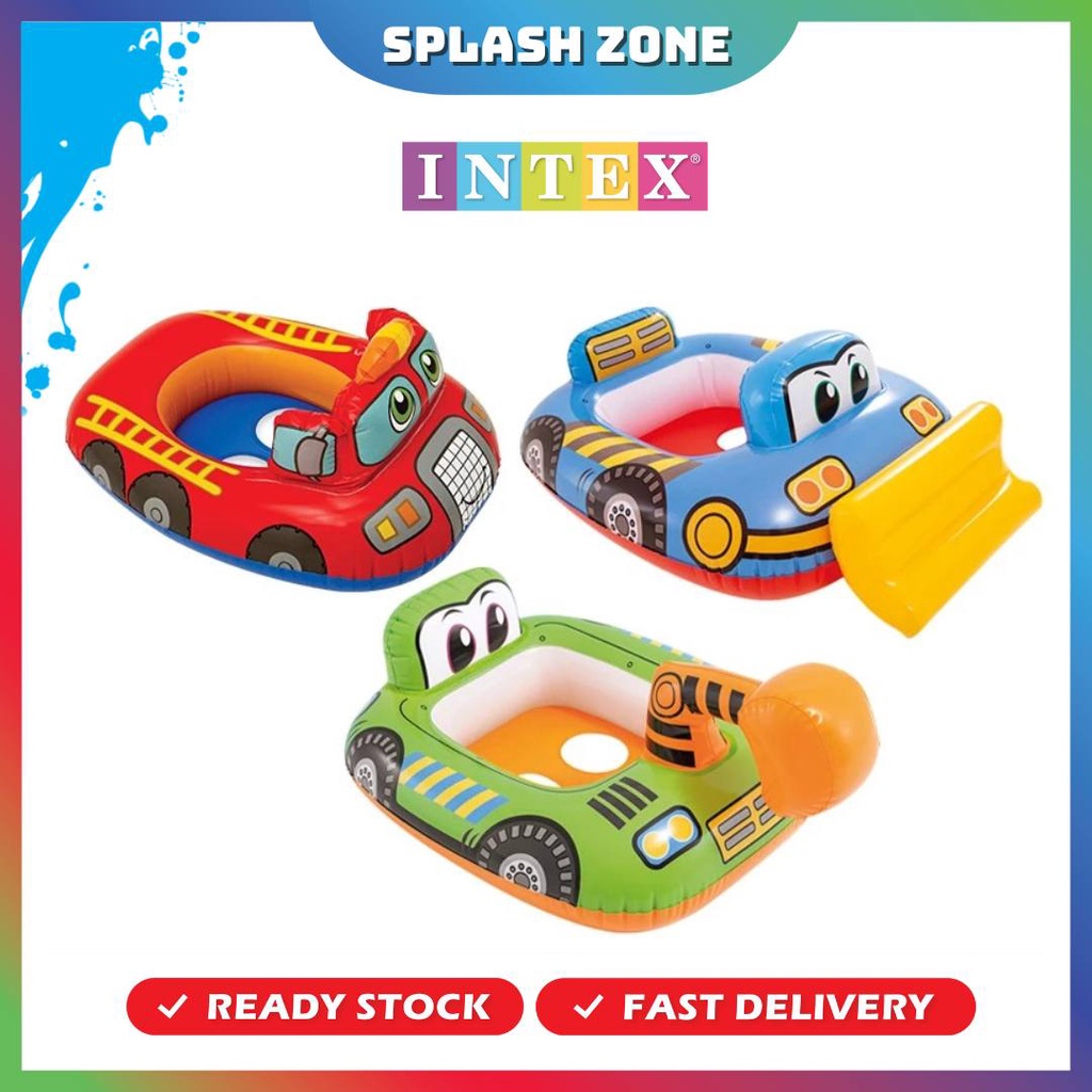 Intex 59586 Inflatable Kids Swimming Ring Baby Seat Float Pelampung ...