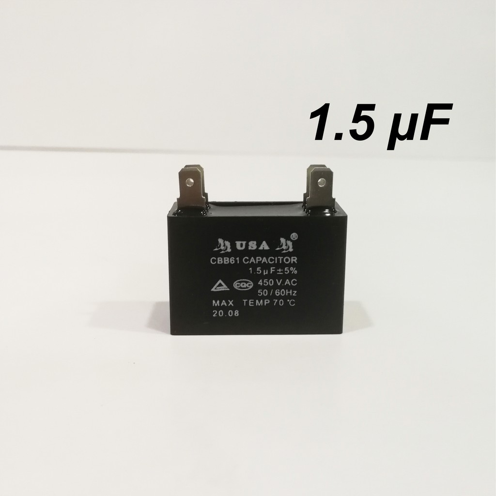 USA Capacitor CBB61 4 PIN 1.0uf 1.5uf 2.0uf 2.5uf 3.0uf 3.5UF 5.0uf ...