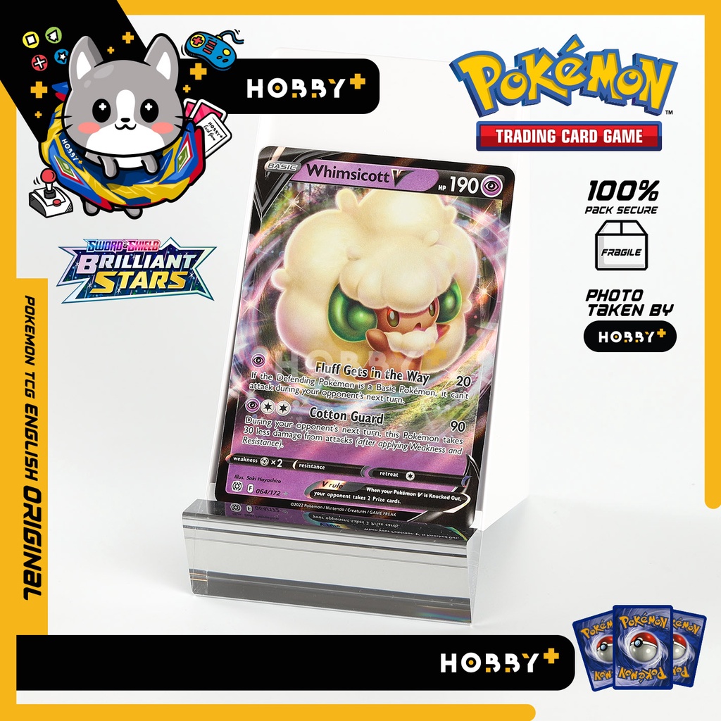 Pokemon TCG / PTCG SS9 Brilliant Stars Whimsicott V - 64/172 - Ultra ...