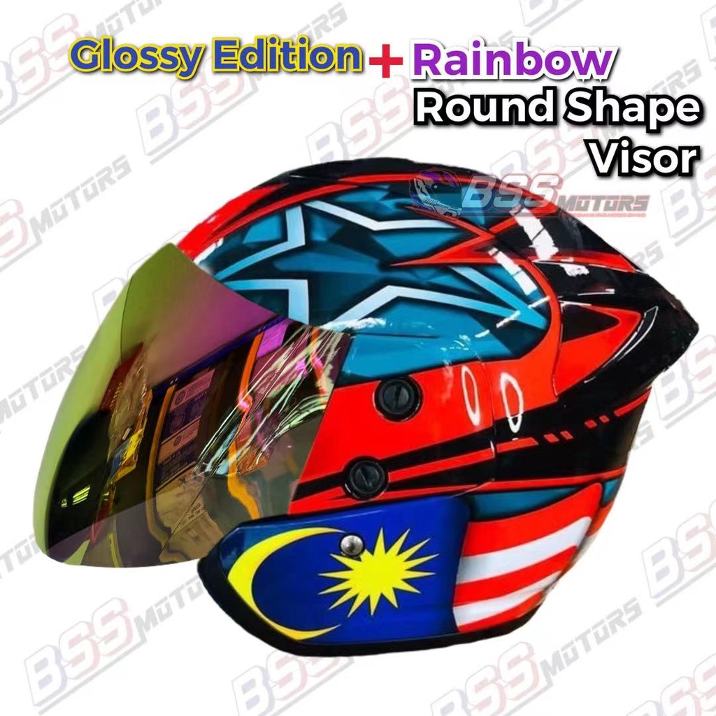 TSR Bettle Malaysia Merdeka Edition Helmet For Yamaha Honda Benelli ...