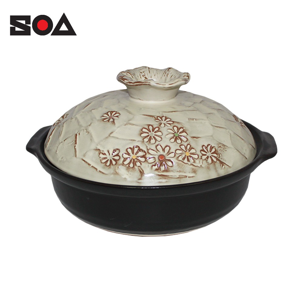 SOA Sand Casserole DAN SOGI Japanese Ceramic Pots Claypot Nabe | Shopee ...
