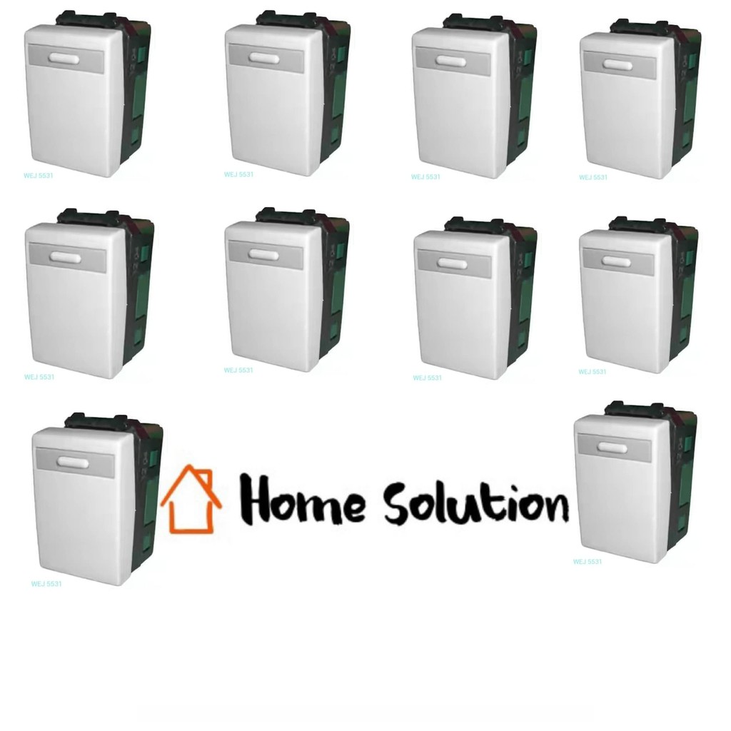 Panasonic - Panasonic single Switch 1 Way WEJ 5531 universal (10pcs ...