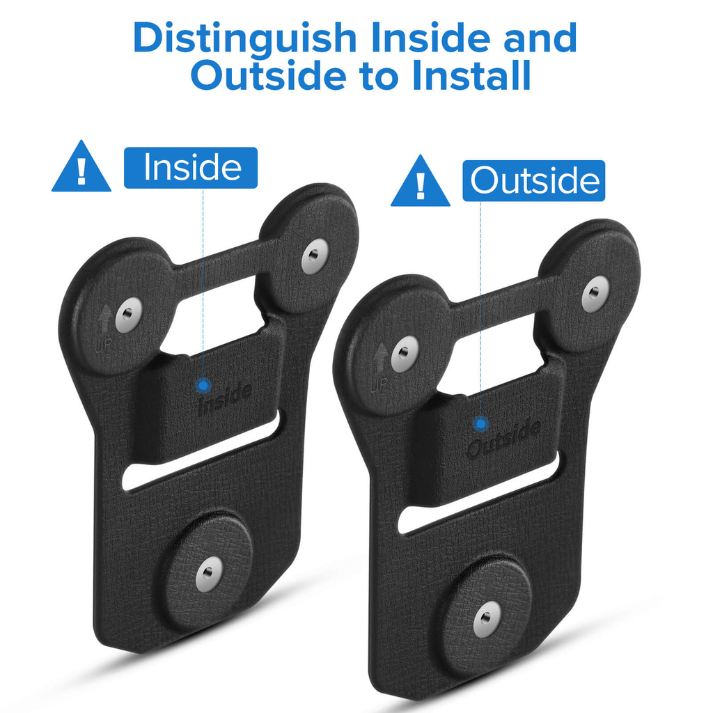 BOBLOV Camera Clamps Magnetic Suction Back Clip Magnets Inside and ...