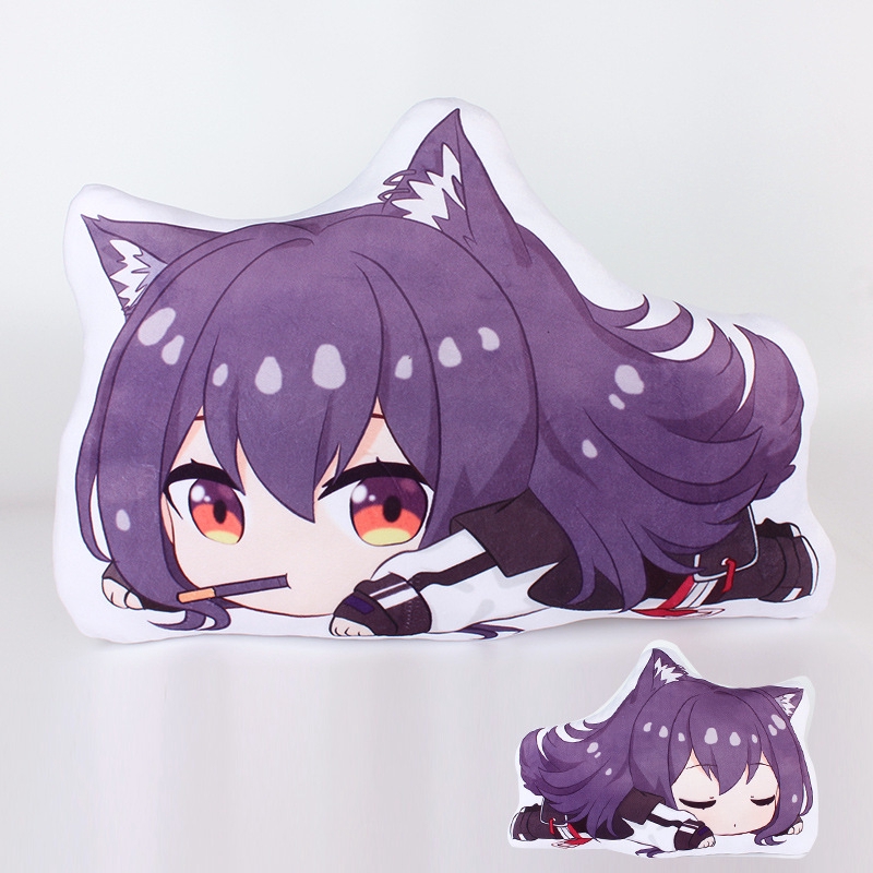 Anime Game Arknights Cosplay Amiya Plush Pillow Cute Double-sided ...