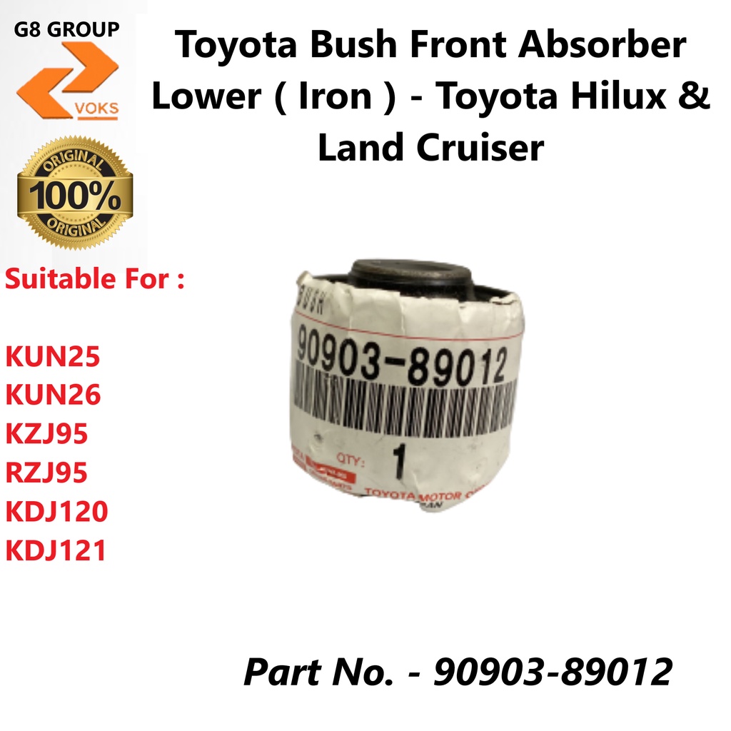 Toyota Bush Front Absorber Lower ( Iron ) - Toyota Hilux & Land Cruiser ...