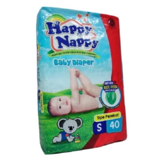 Pempers HAPPY NAPPY Adhesive S/M | Shopee Malaysia