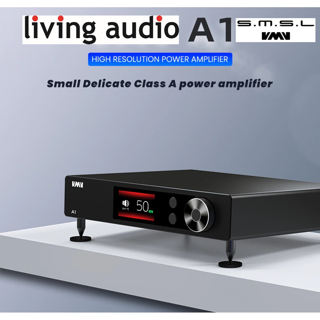 SMSL A1 Power Amplifier High Resolution Small Delicate Class A AMP RCA ...