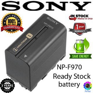 Sony NP-F970 NP F970 NPF970 Battery F930 F950 F960 F770 F570 CCD-RV100 TRV58 DCR-TRV110K RV100 ...