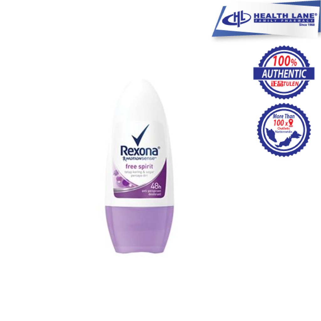 Rexona Roll On Free Spirit Women (45ml) | Shopee Malaysia