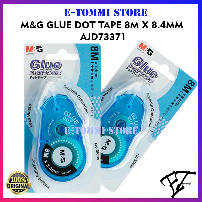 M&G GLUE DOT TAPE DOUBLE SIDED AJD73371 (8M x 8.4mm) | Shopee Malaysia