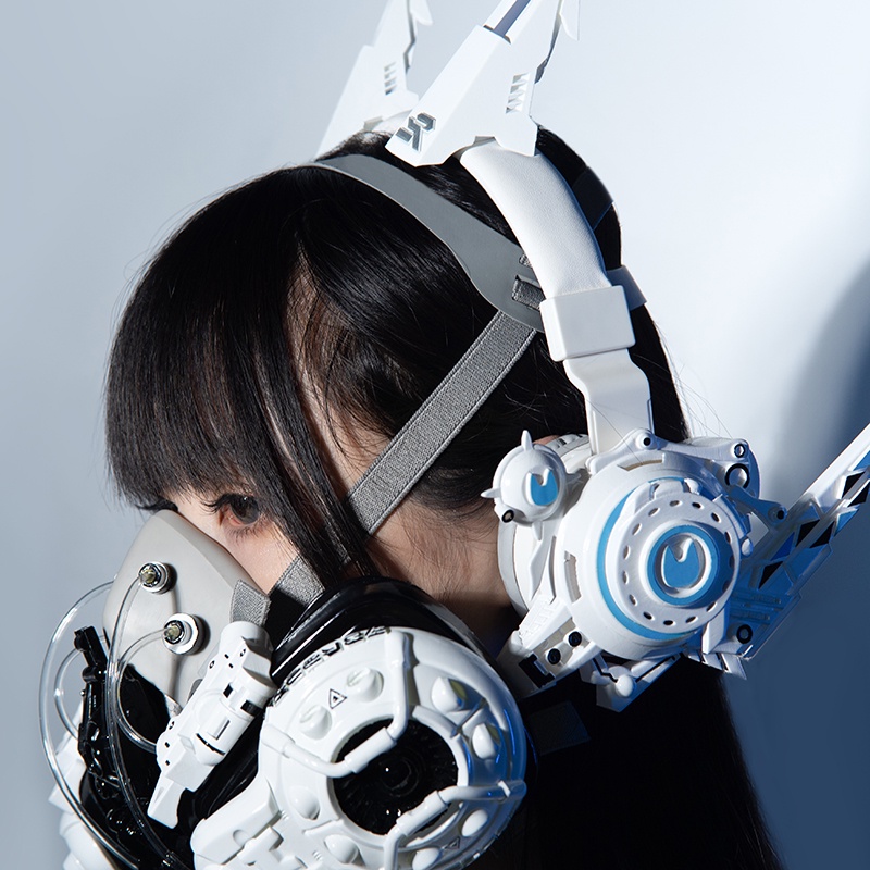 Cyberpunk 2077 style led headset cat ear cosplay resin printed | Shopee ...