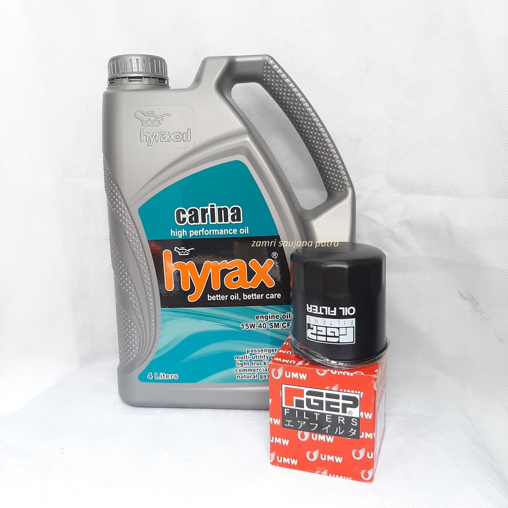 HYRAX OIL - Minyak Enjin - 15W40 4L - FREE SHIPPING TO WEST MALAYSIA ...