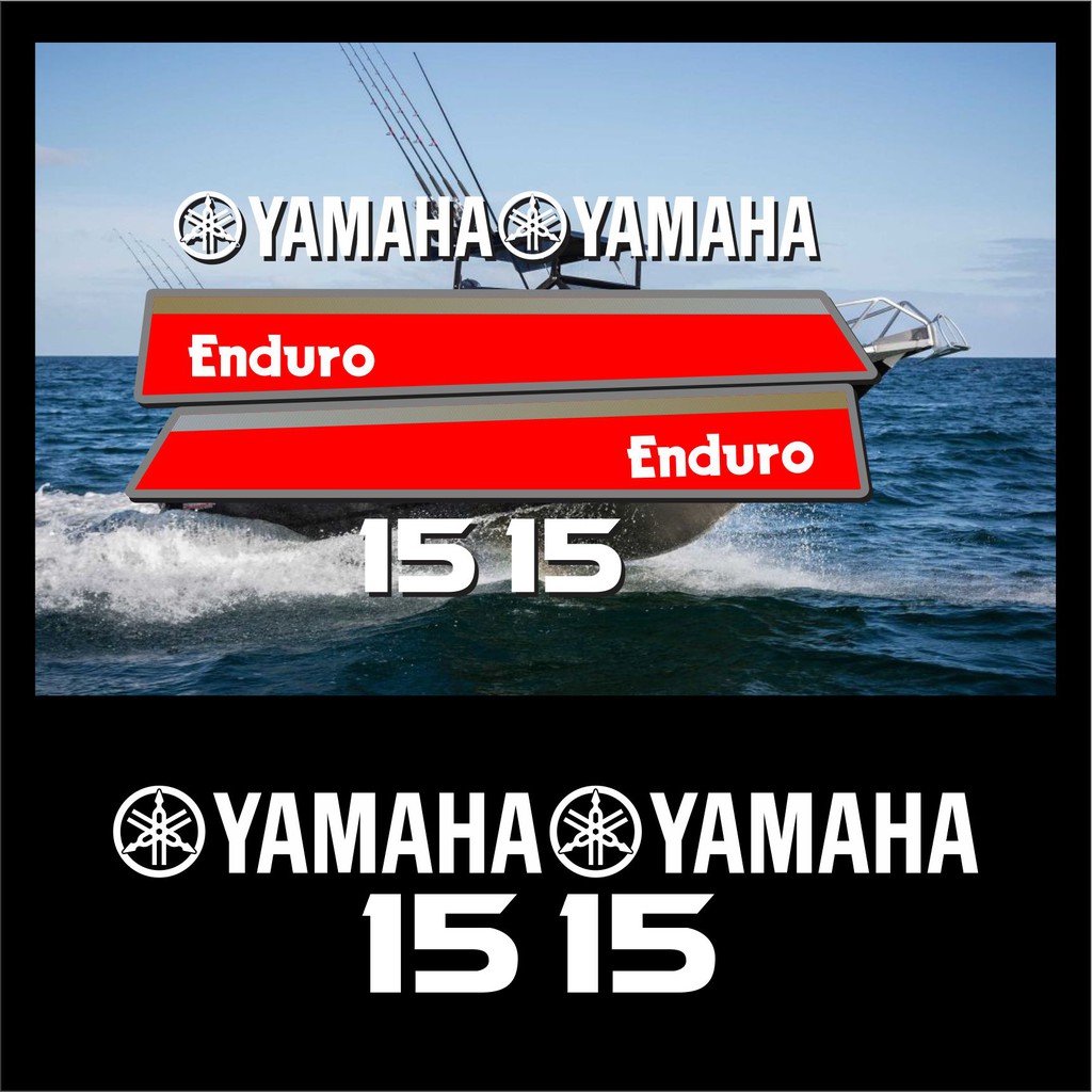 MESIN New YAMAHA ENDURO 15 PK STICKING MACHINE STICKER | Shopee Malaysia